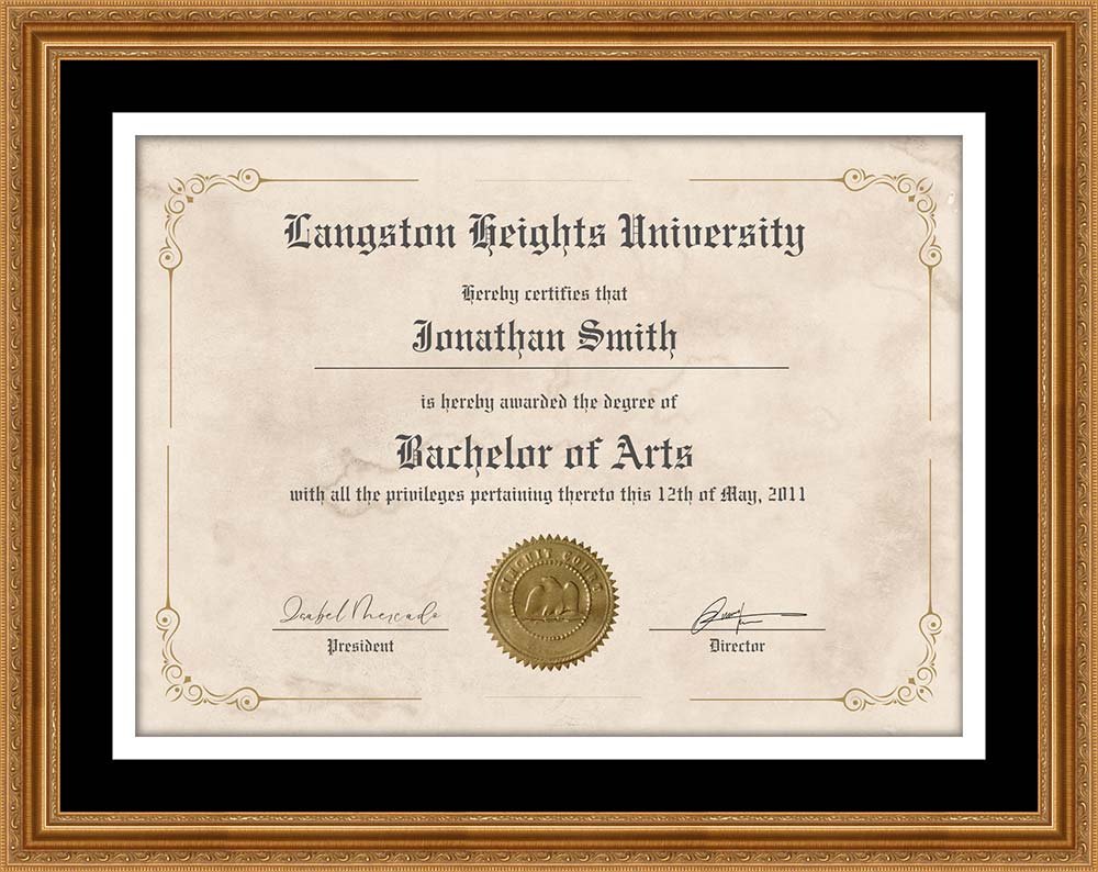 Diploma Framing, Valencia: Diploma & Certificate Framing | FastFrame ...